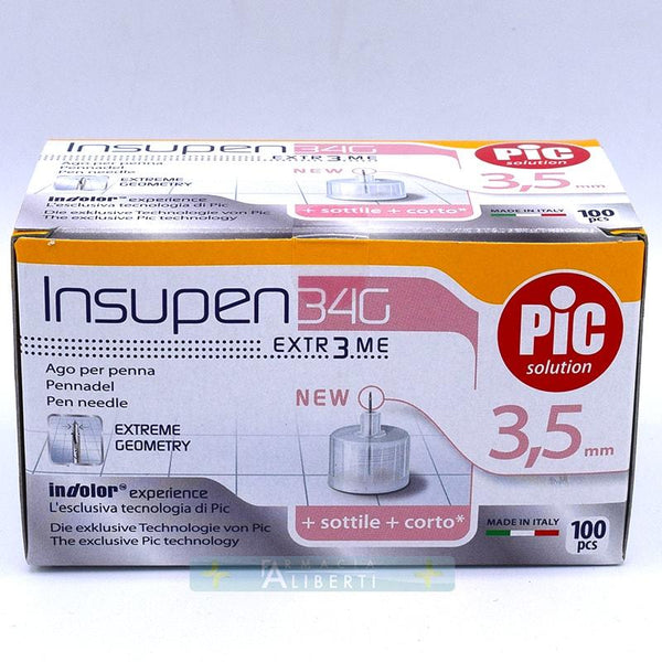 Pen needle insupen 3,5 mm 34 g – Farmaciaalibertishop.it