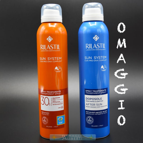 crema solare spray RILASTIL SUN SYSTEM SPF 50+/30/15 SPRAY TRASPARENTE ...